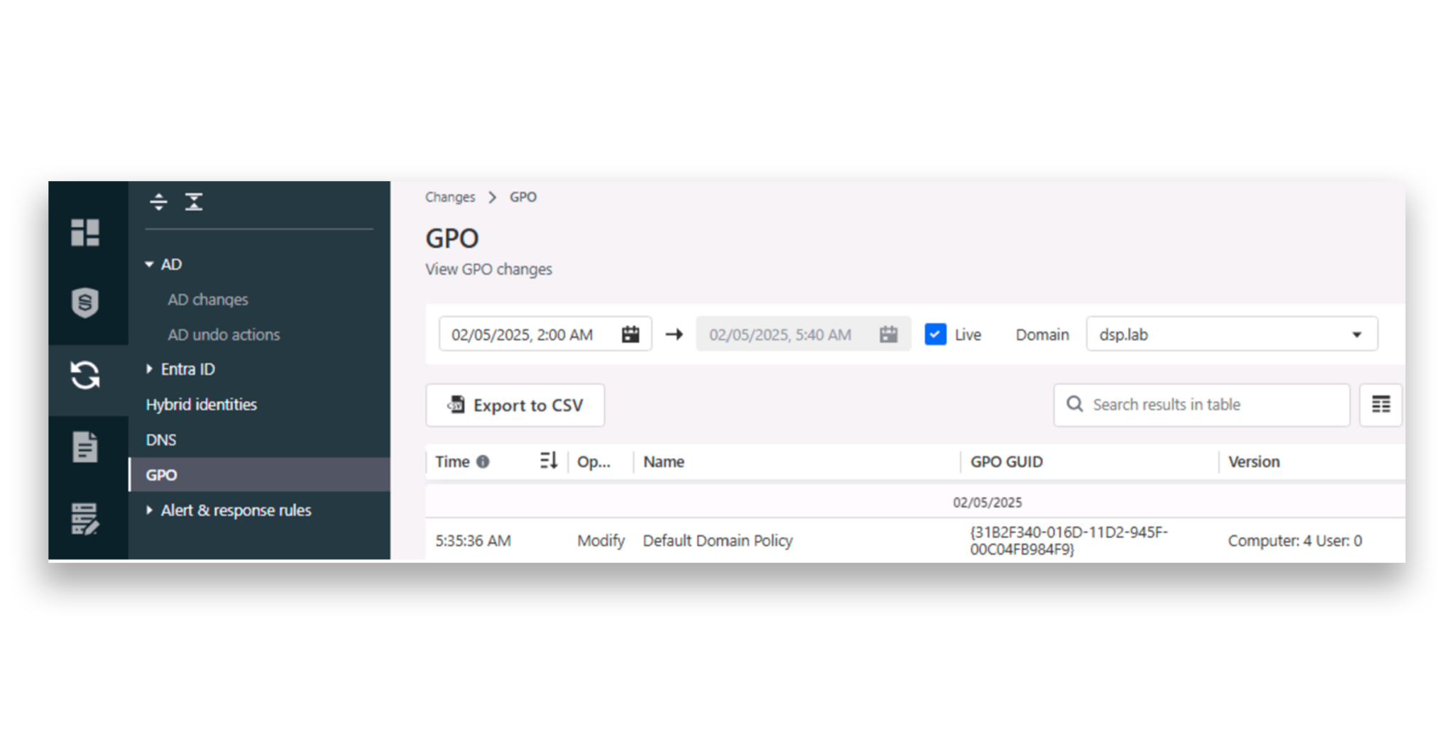 Effective GPO Change Auditing with DSP | Semperis University
