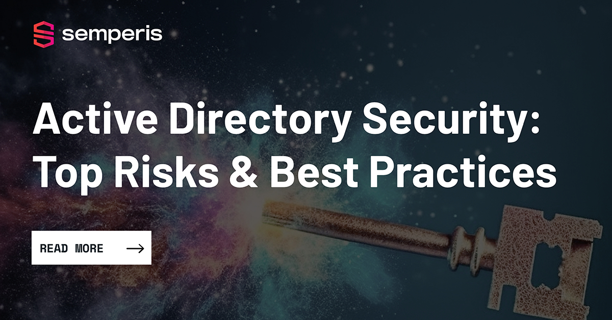 O que é a segurança do Active Directory? | Guias Semperis AD