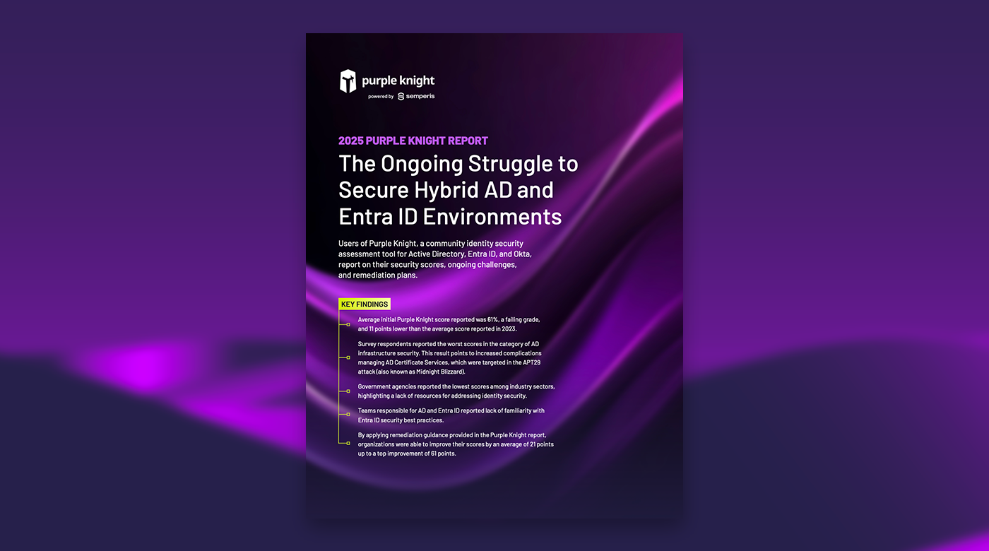 Purple Knight Report 2025 - Semperis